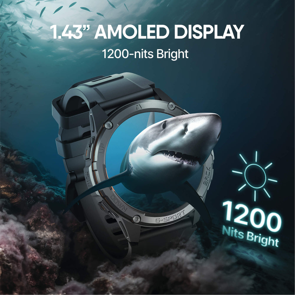 Armour Pro Smartwatch | Rugged AMOLED, GPS & 5ATM
