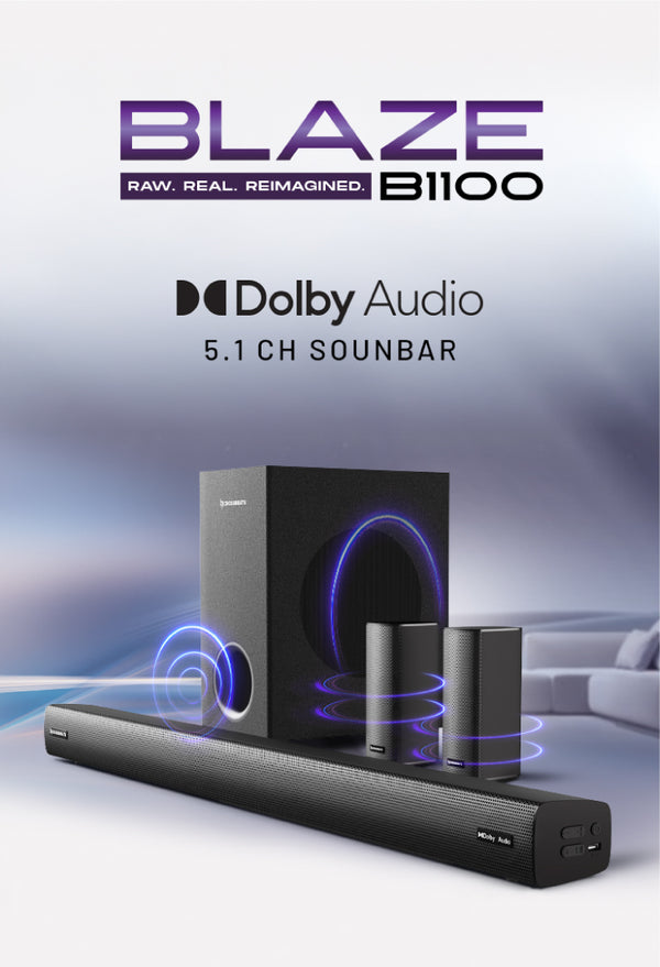 Blaze B1100 Dolby Audio Home Theater | Cinematic Sound Experience ...