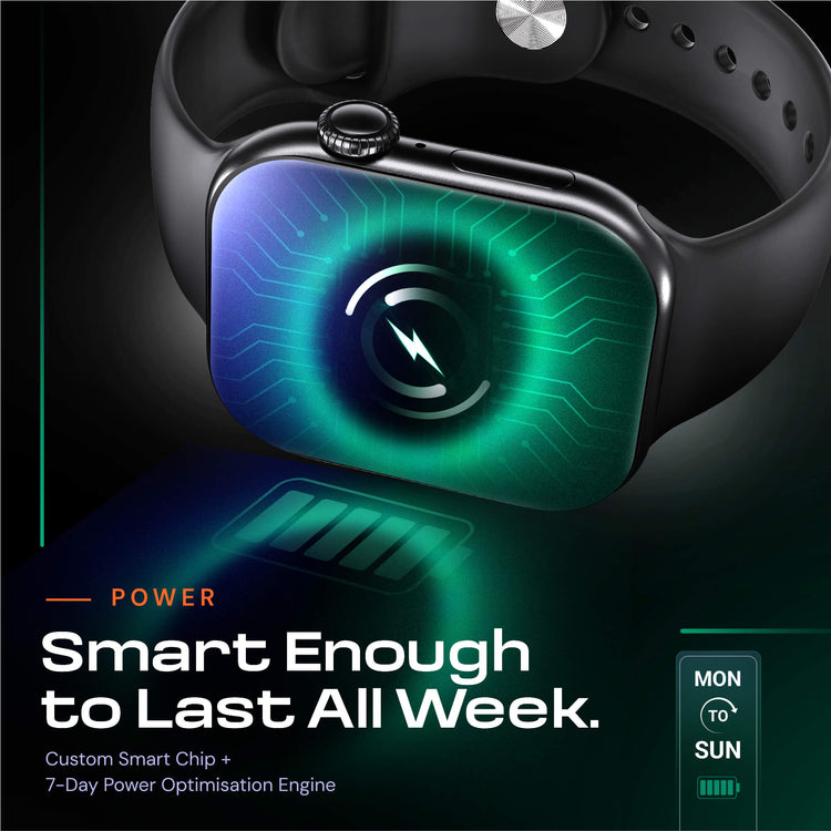 Nexus Pro AI Smartwatch | 2.08" AMOLED Display | 7-Day Battery – Crossbeats